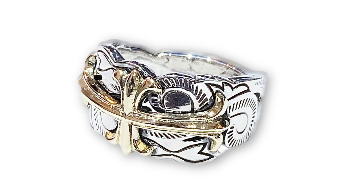 "Original Noble Cross Ring"〜K18 Yellow Gold Custom〜